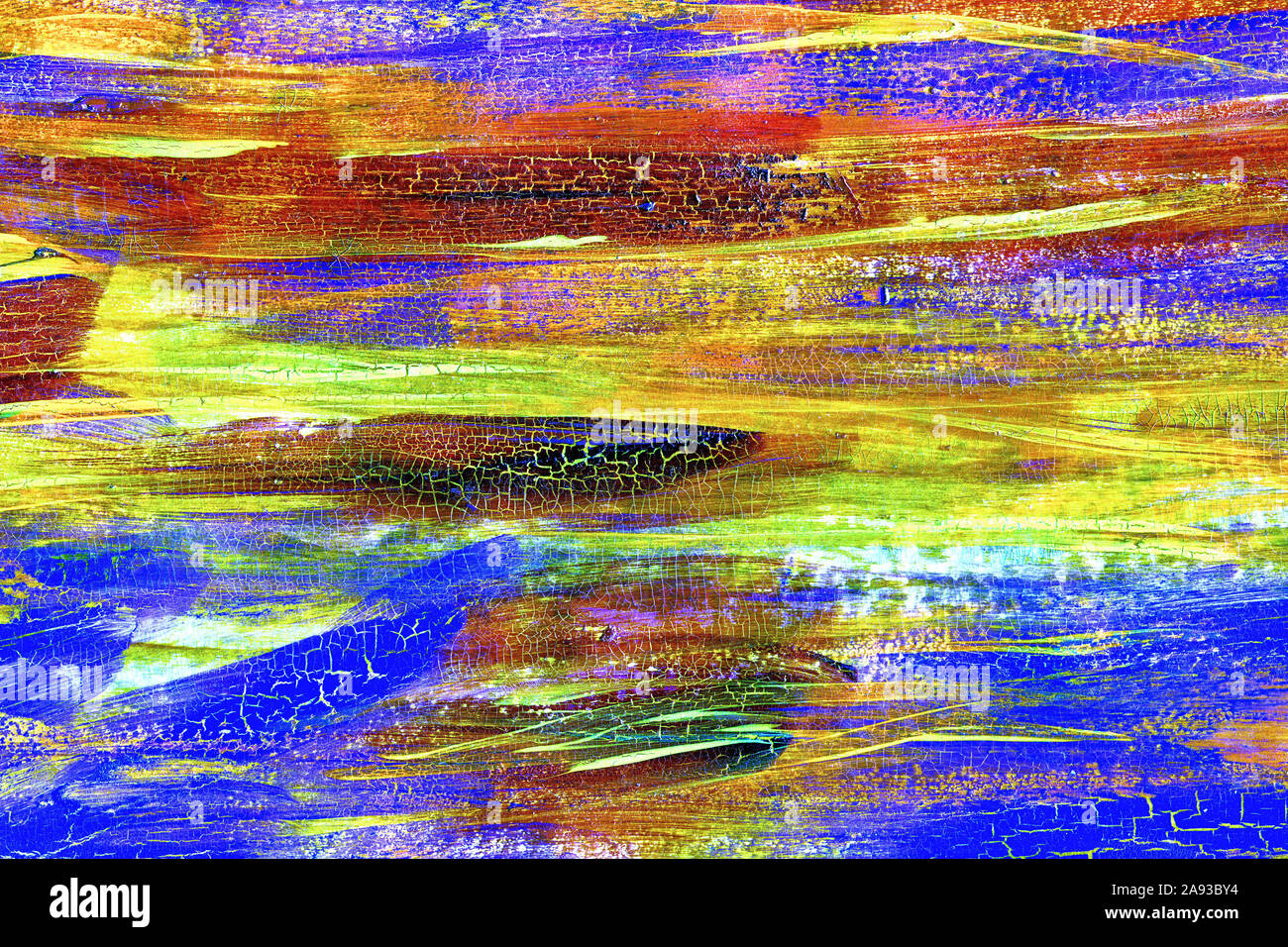 Abstract cracked neon painted texture Stock Photo - Alamy