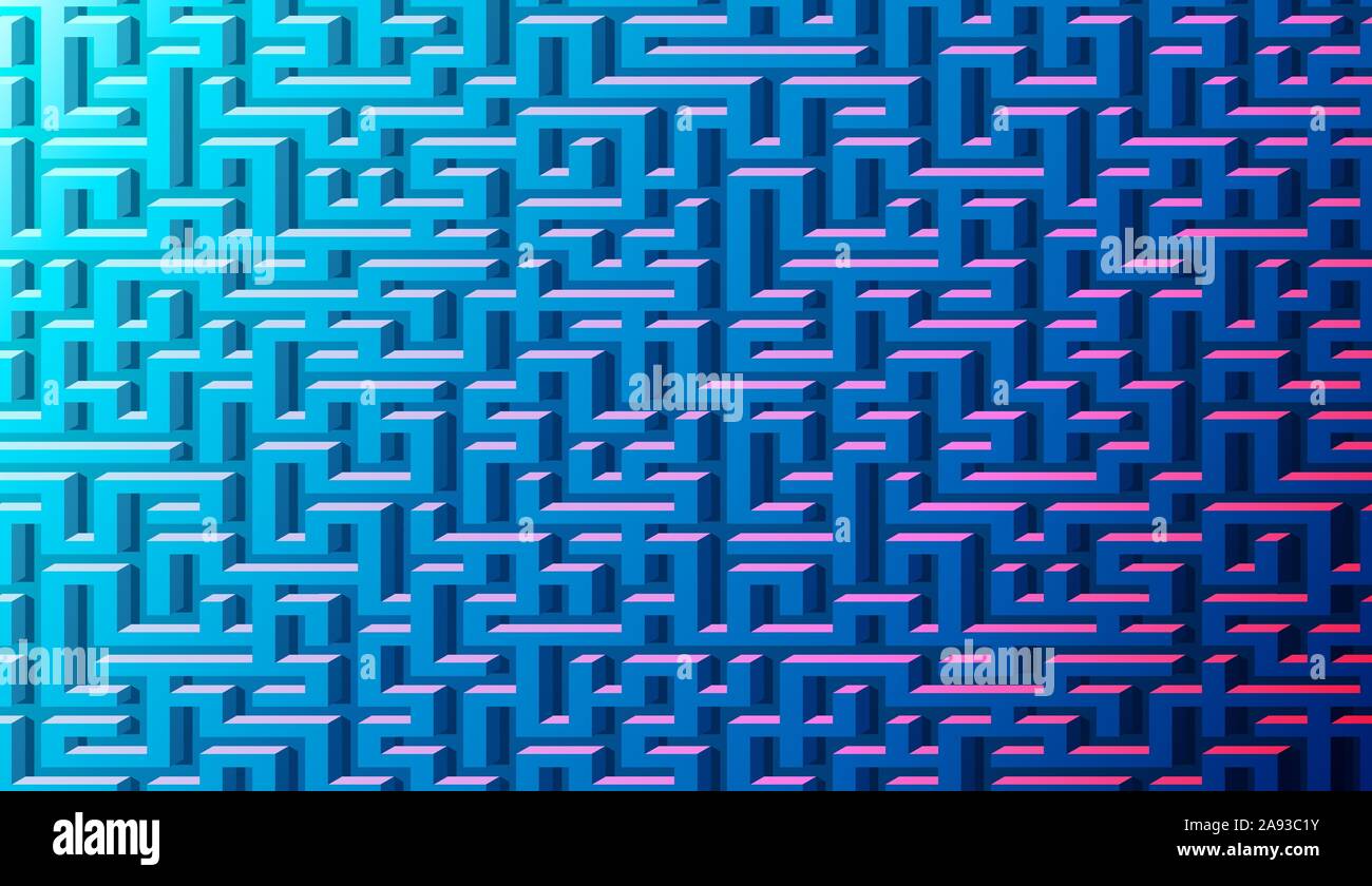 The maze wall poster hi-res stock photography and images - Alamy