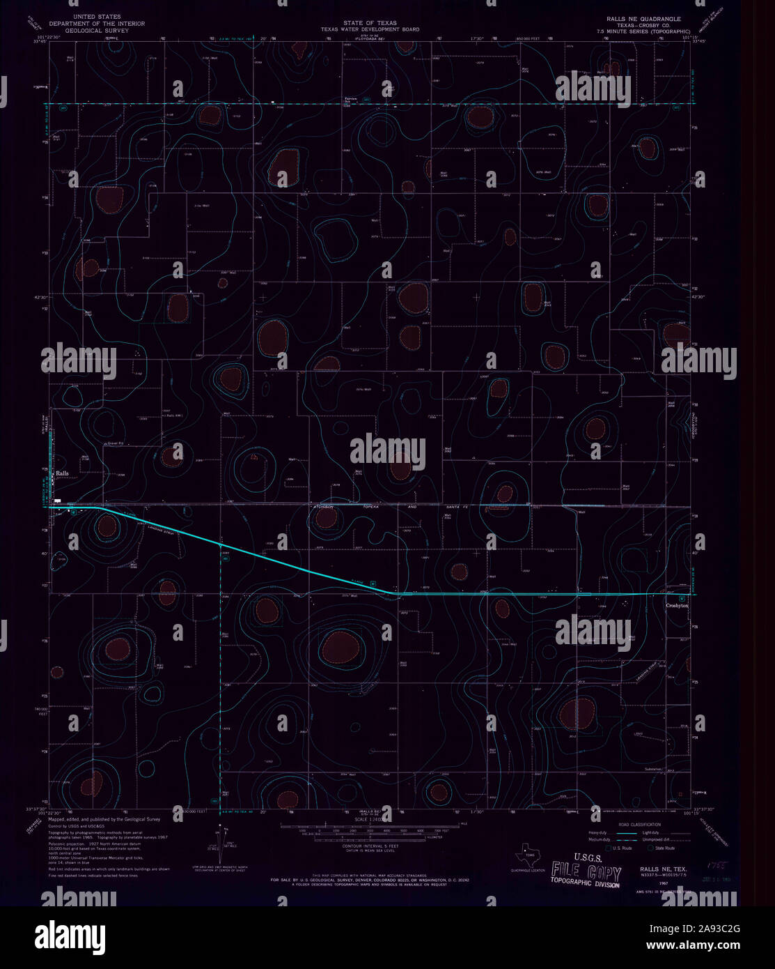Map of ralls hi-res stock photography and images - Alamy