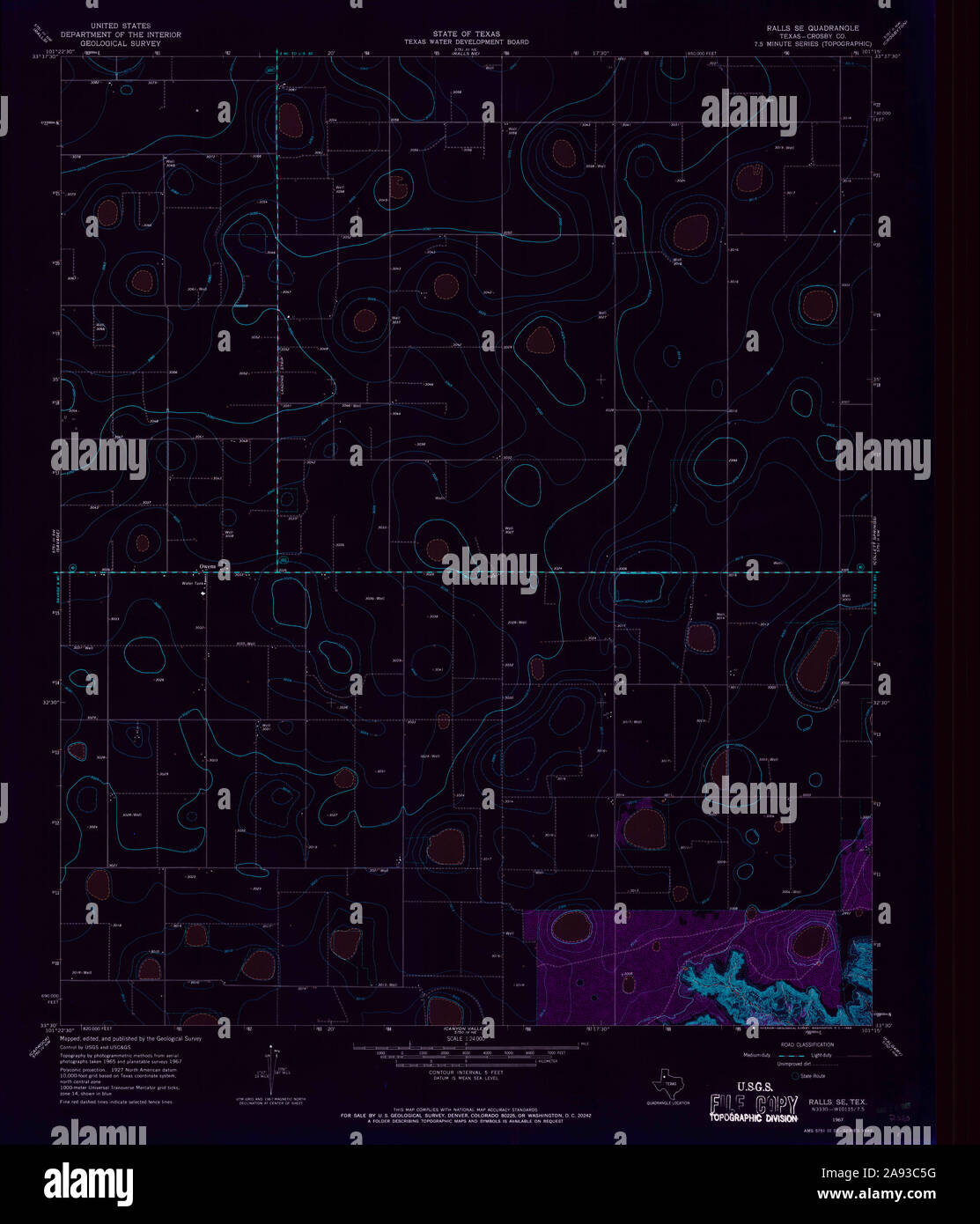 Map of ralls hi-res stock photography and images - Alamy