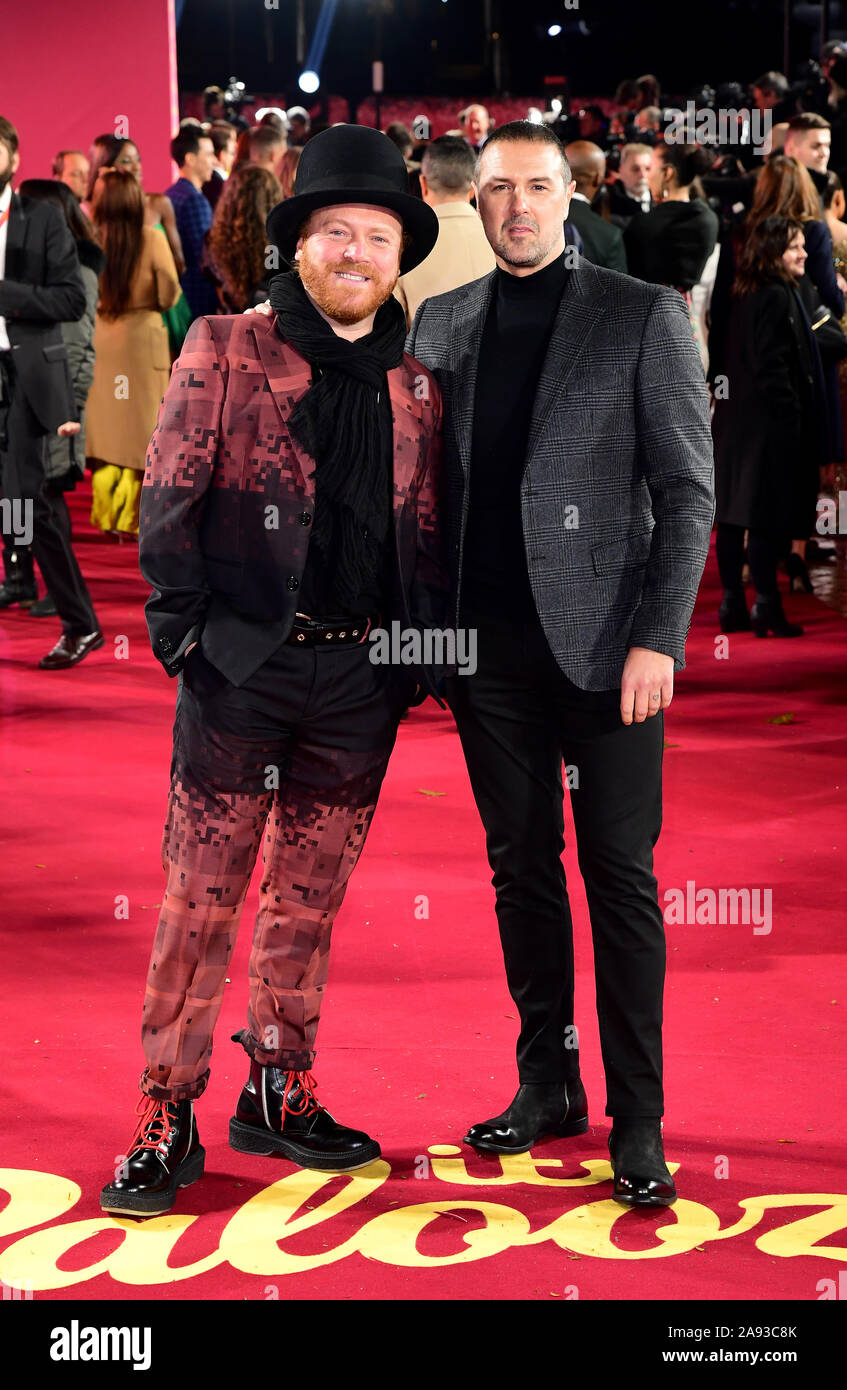 Leigh Francis and Paddy McGuinness arriving for the ITV Palooza held at ...
