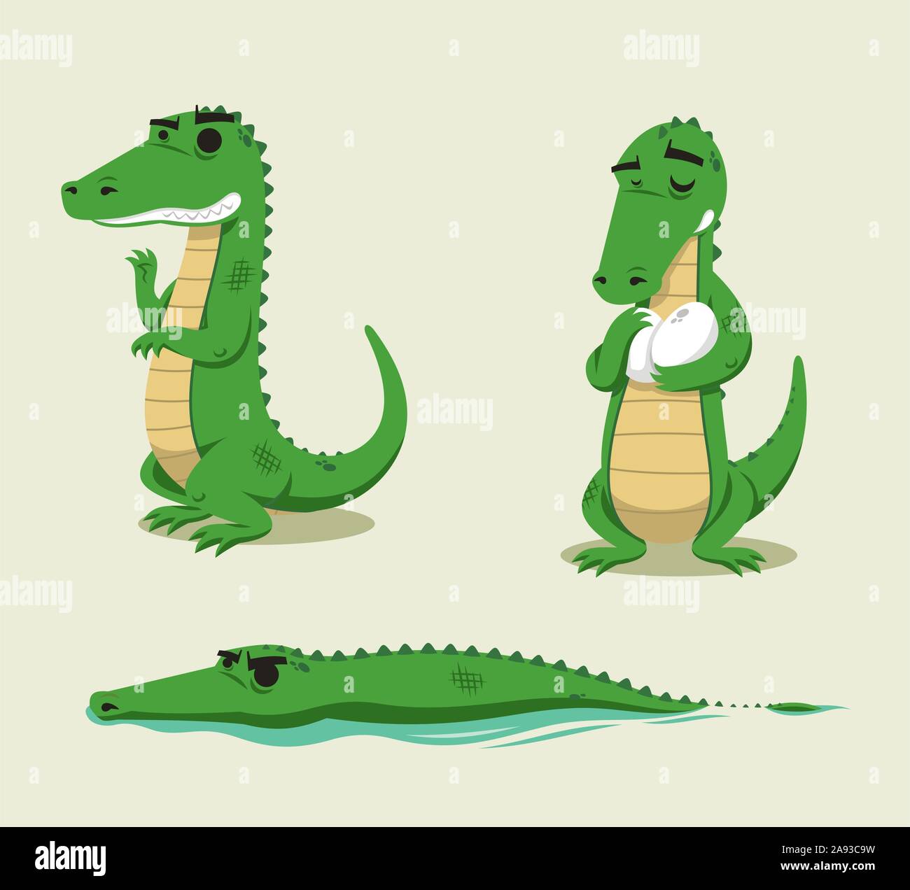 Crocodile Cartoon High Resolution Stock Photography and Images - Alamy