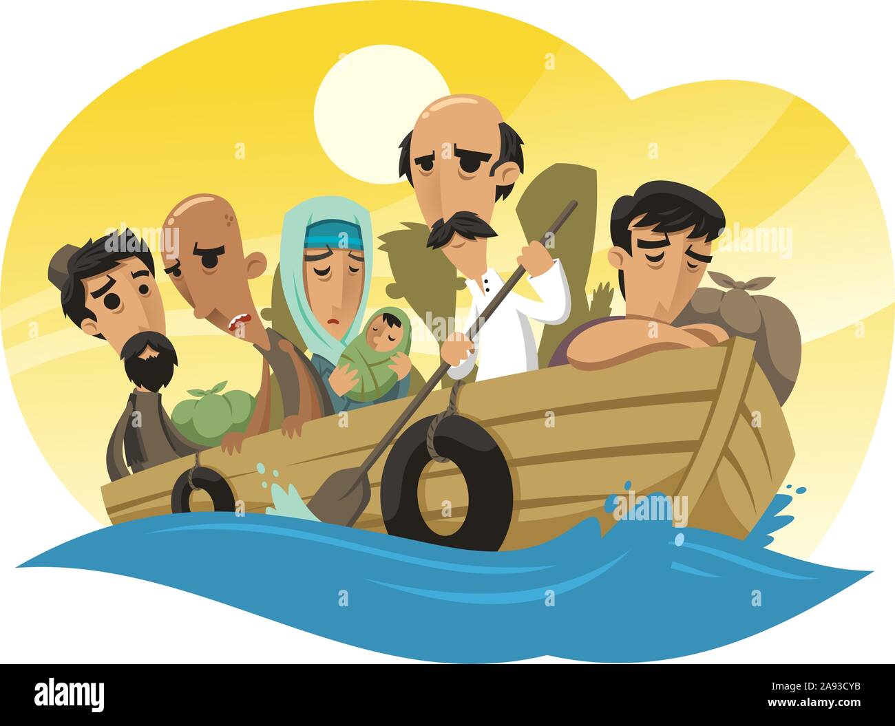 A syrian refugee camp Stock Vector Images - Alamy