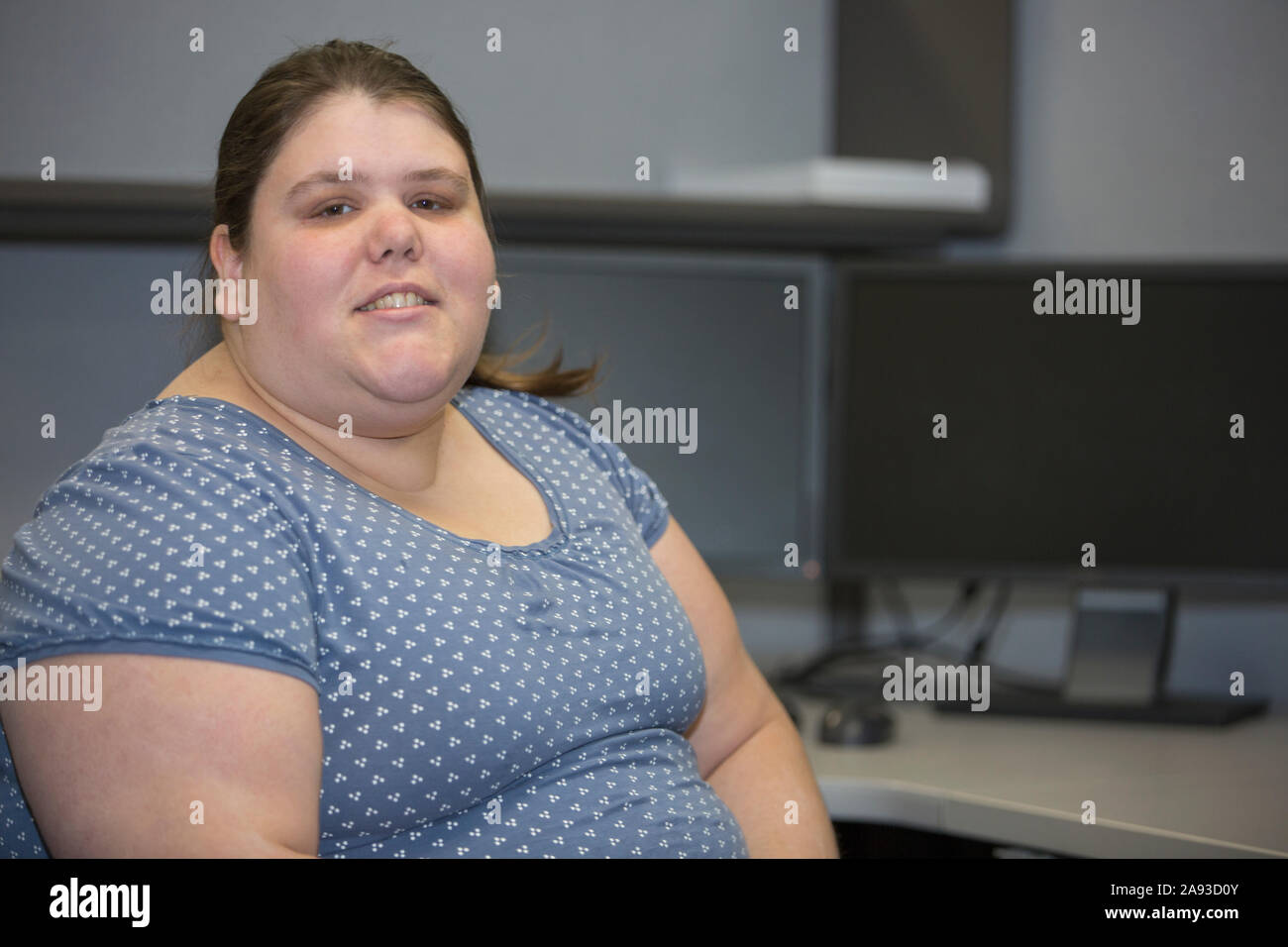 Career woman learning portrait hi-res stock photography and images - Alamy