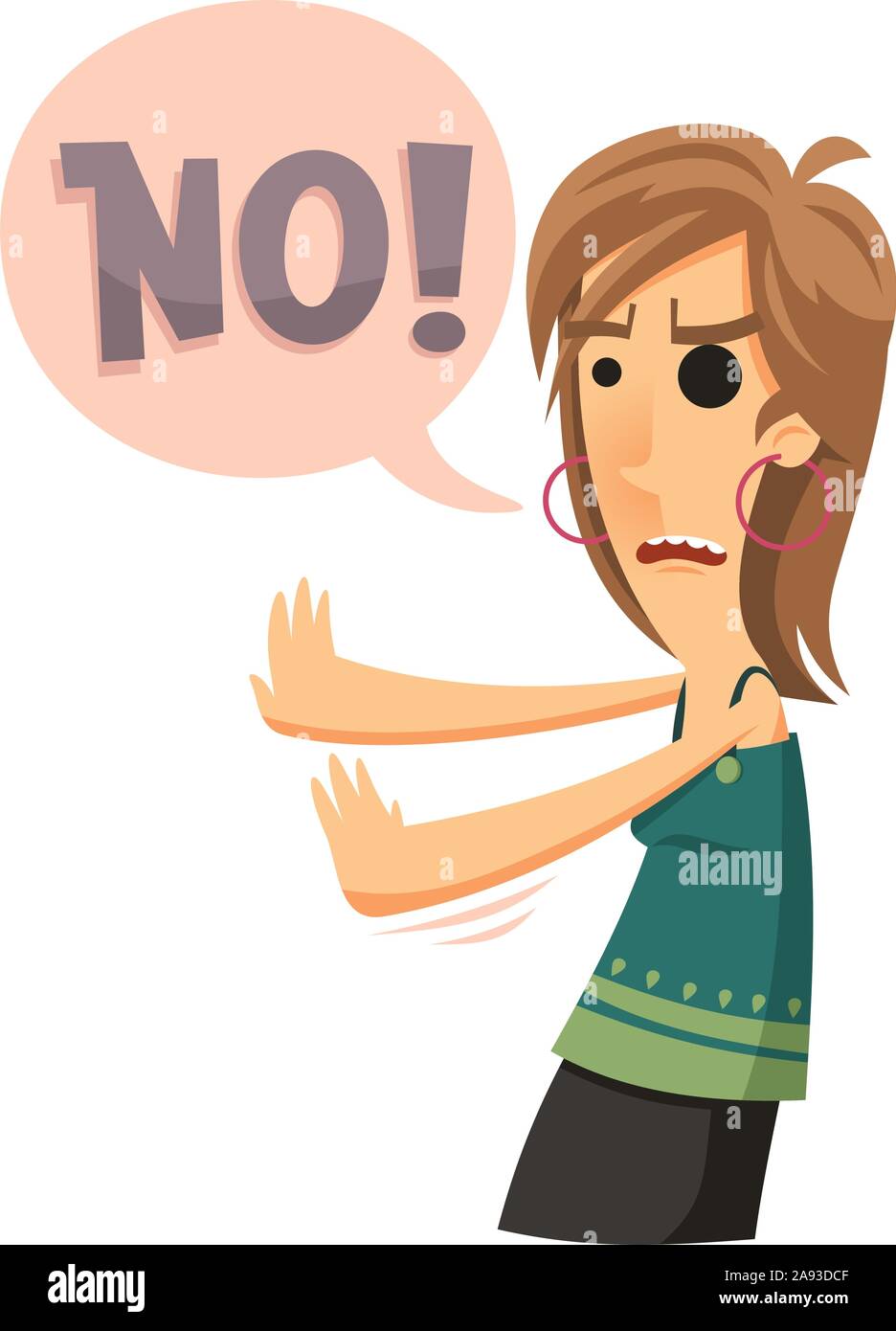 Displeased no Stock Vector Images - Alamy