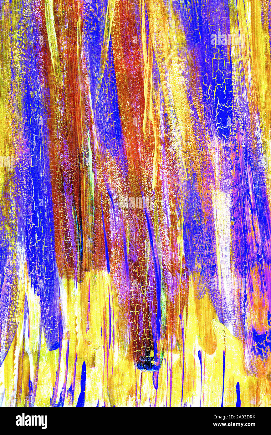 Abstract cracked neon painted texture Stock Photo - Alamy