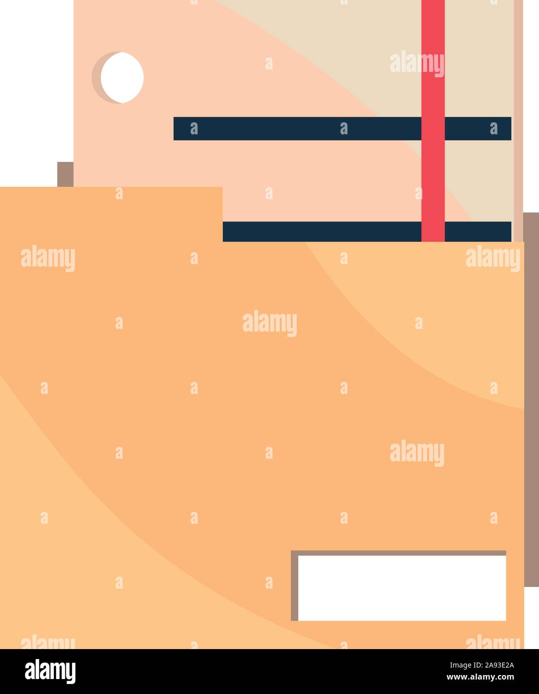 Computer folder for papers Stock Vector Images - Alamy