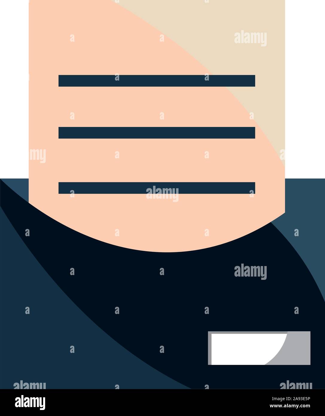 mail letter office work business equipment icon vector illustration ...