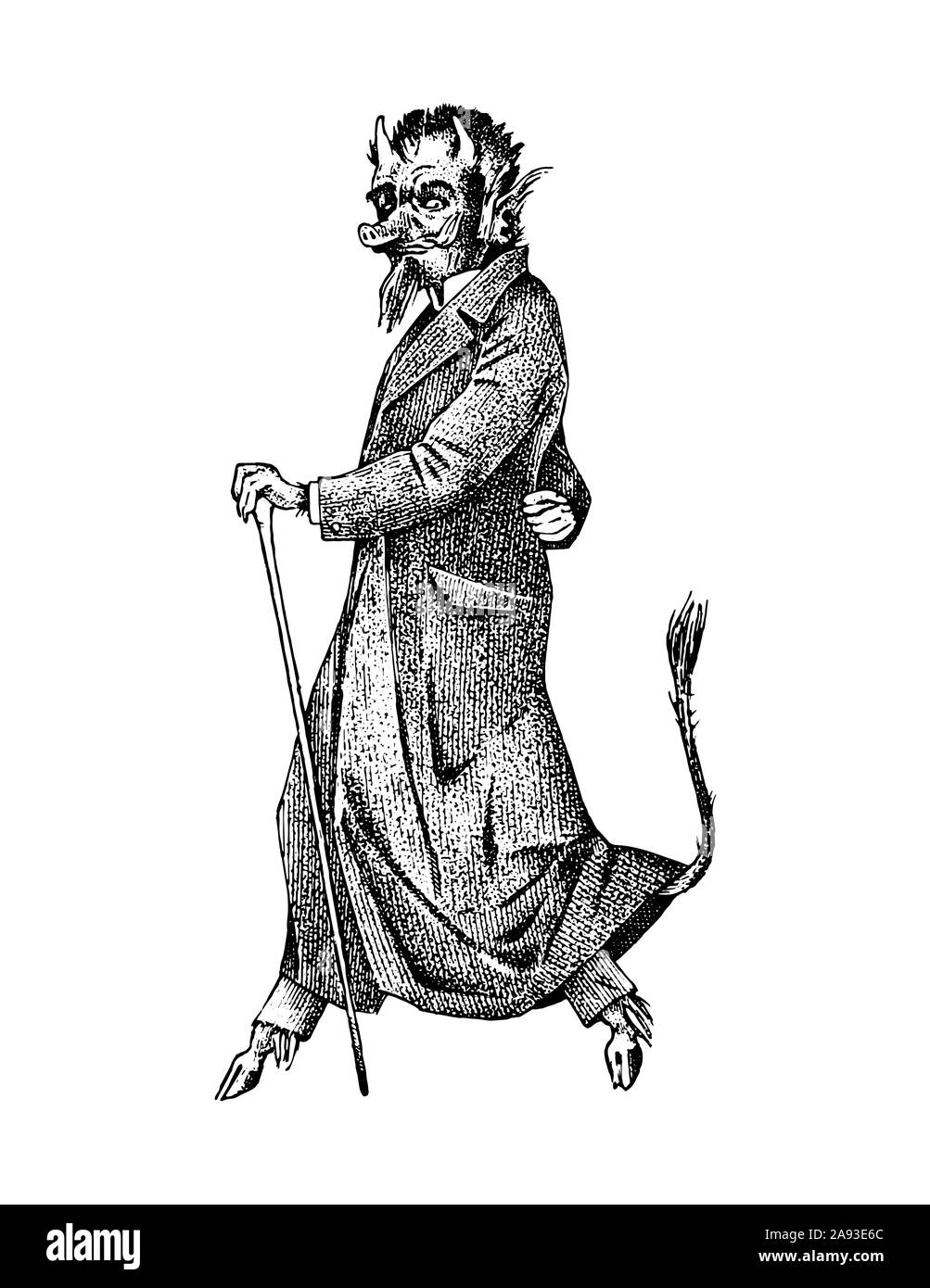 Vintage Demon Illustration Vintage Devil Devil Posters And Art