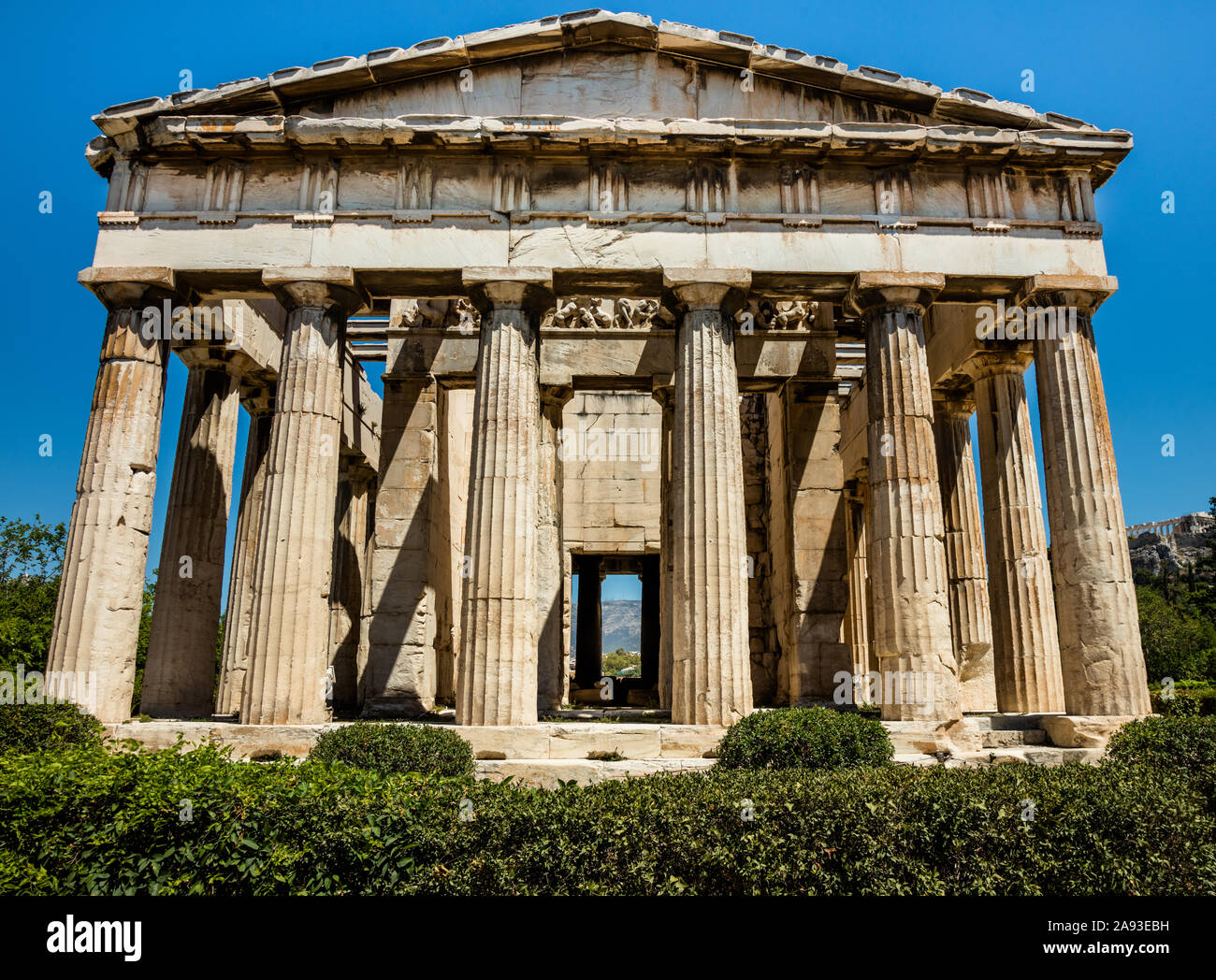 Temple of Haephaestus, one of the best preserved temples of ancient ...