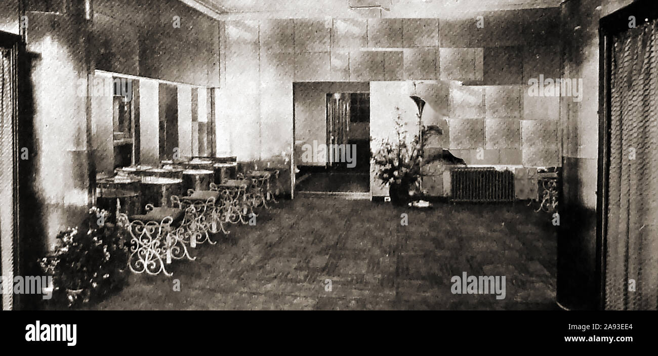 1946 image of the Ladies Room in the RAC club in Glasgow , Scotland ...