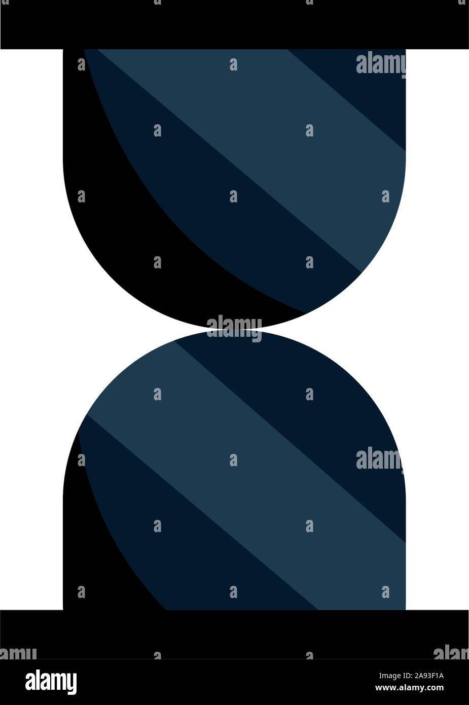 hourglass time office work business equipment icon vector illustration ...