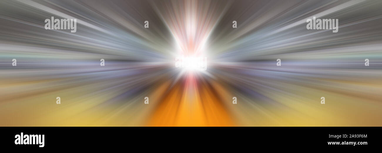 Dynamic lines of light. Light from central point Stock Photo - Alamy