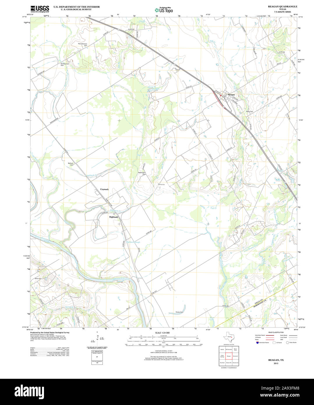 Reagan map hi-res stock photography and images - Alamy