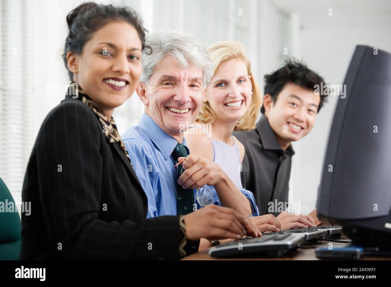 Portrait of business executives Stock Photo - Alamy
