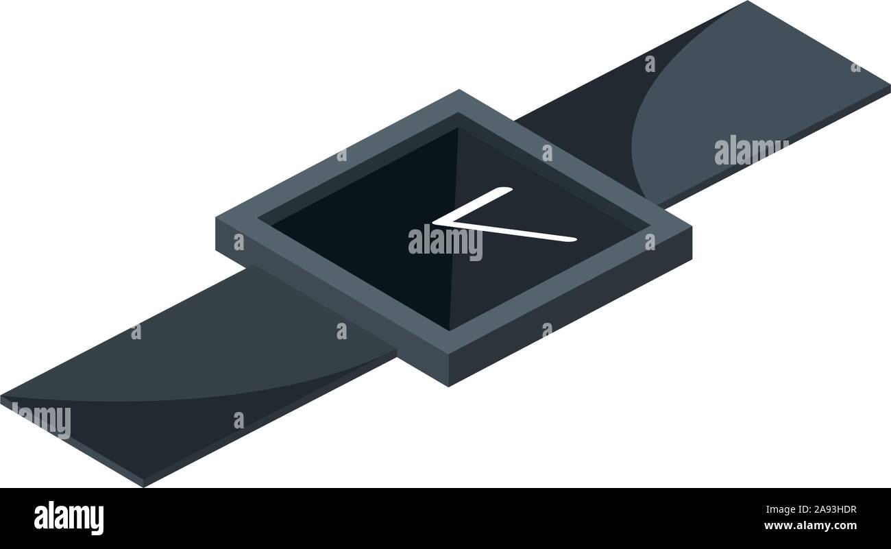 smart watch technology hardware device vector illustration isometric ...