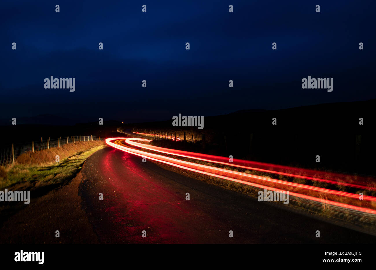 Driving into the distance Stock Photo - Alamy