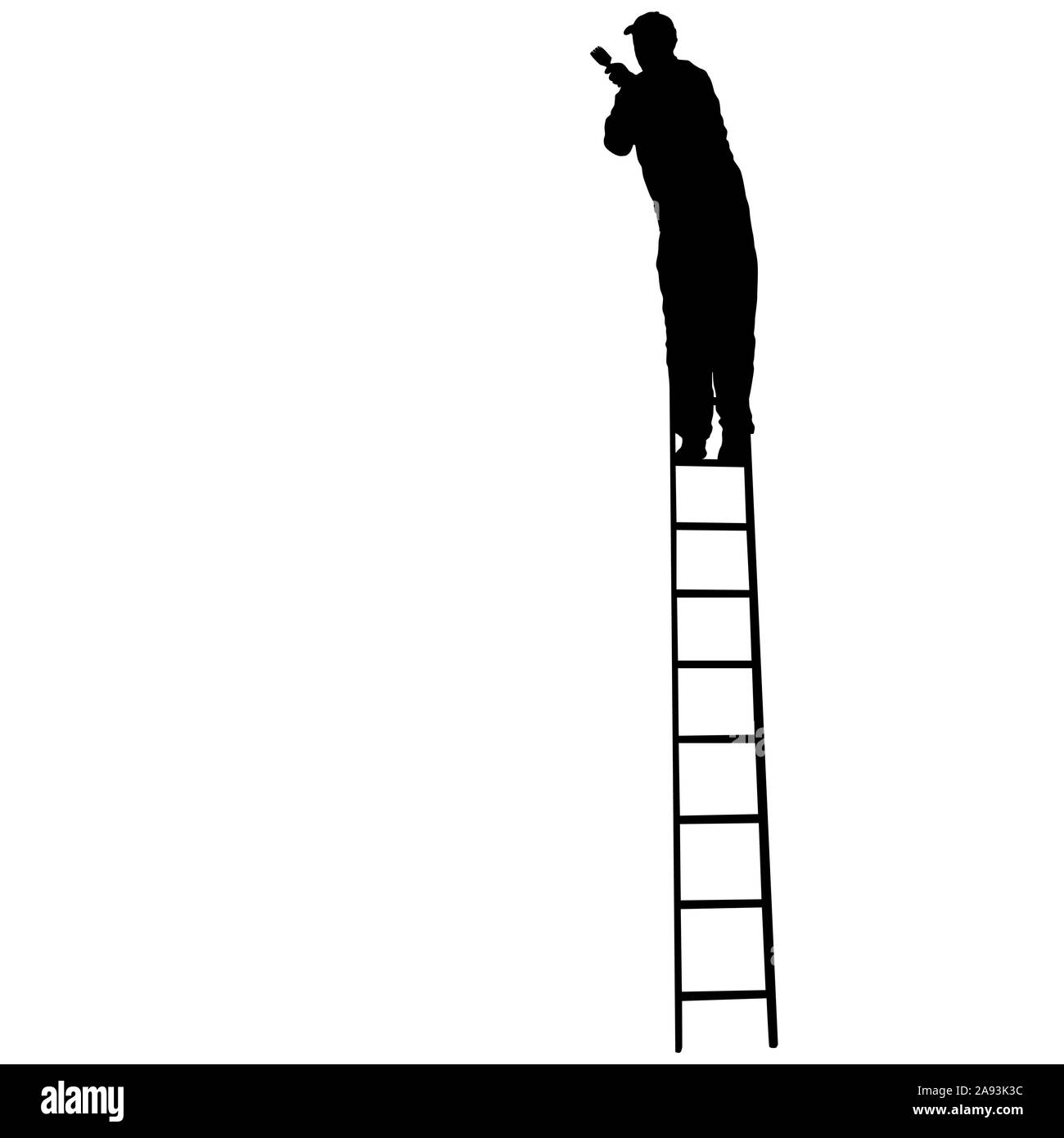 Promotion corporate ladder Black and White Stock Photos & Images - Alamy