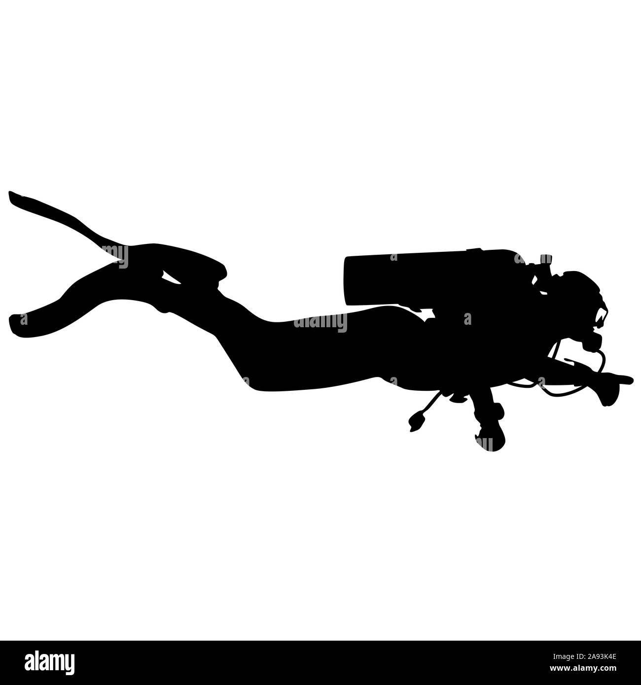 Scuba Divers Cut Out Stock Images & Pictures - Alamy