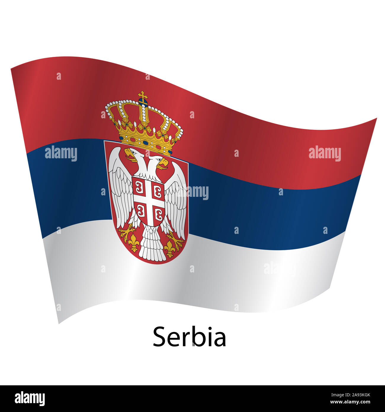 Editable vector serbia country flag hi-res stock photography and images ...