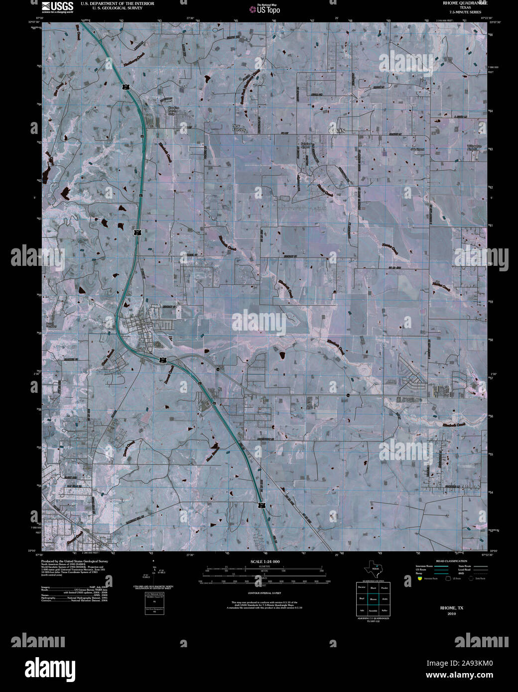 Map of rhome hi-res stock photography and images - Alamy