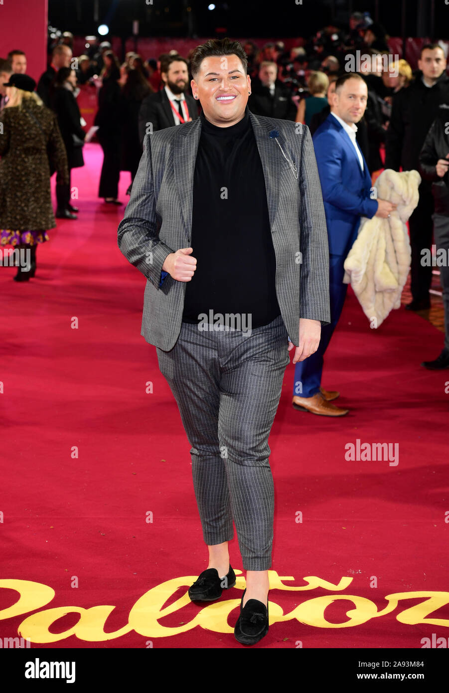 David Potts arriving for the ITV Palooza held at the Royal Festival ...