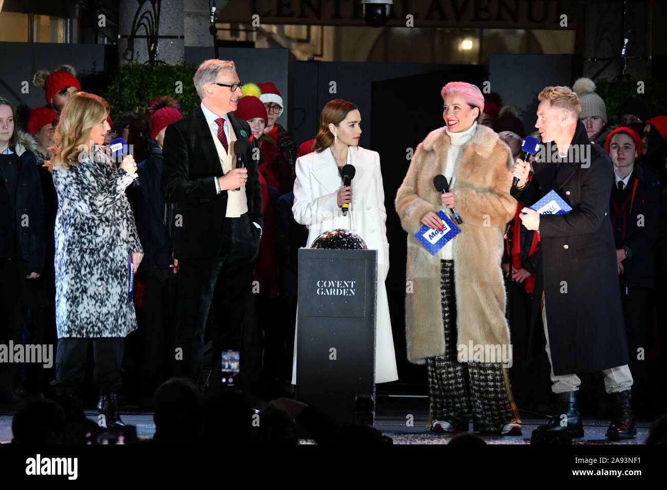 London, UK. 12th Nov 2019. Harriet Scott, Paul Feig, Emilia Clarke ...