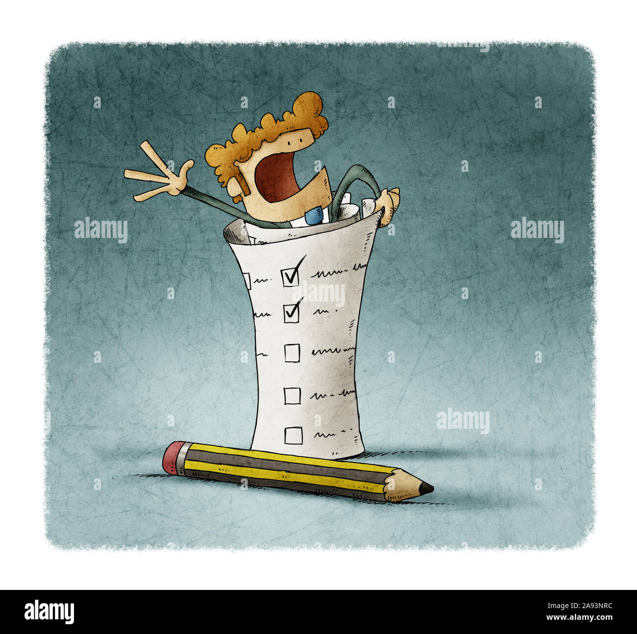 Check list funny hi-res stock photography and images - Alamy