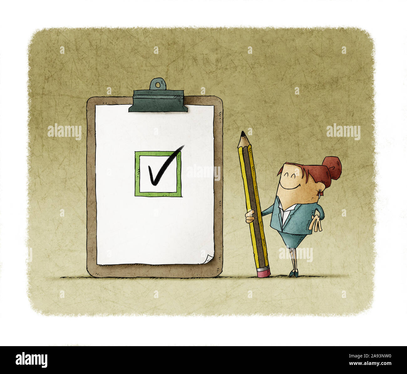 Evaluation Cartoon High Resolution Stock Photography and Images - Alamy