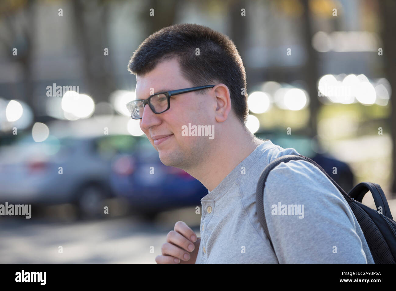 Teacher technology outside hi-res stock photography and images - Alamy