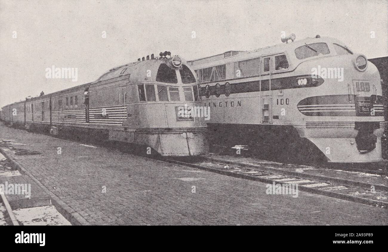 'Iron Horses' of America - Streamlined America's first diesel train and ...