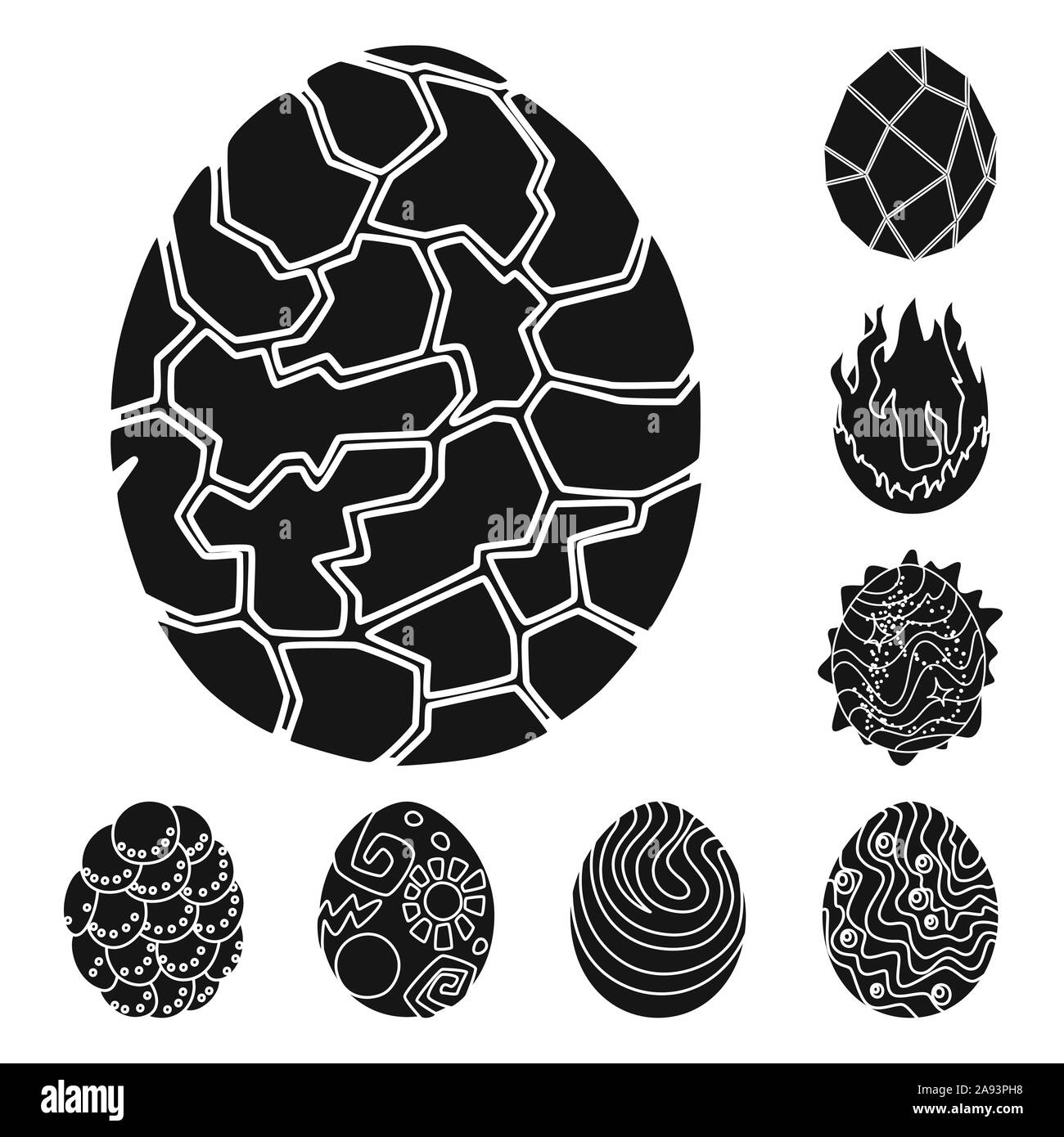 Vector illustration of fantastic and cute icon. Collection of fantastic ...