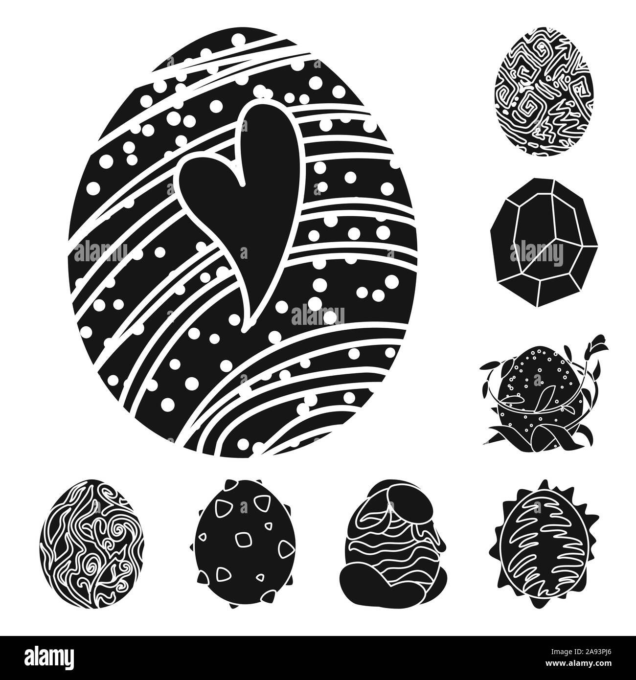 Vector illustration of fantastic and cute icon. Collection of fantastic ...