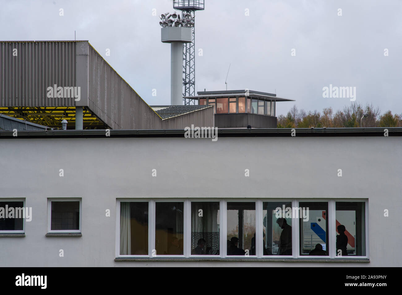 Marienborn, Germany. 09th Nov, 2019. Visitors to the German Partition ...