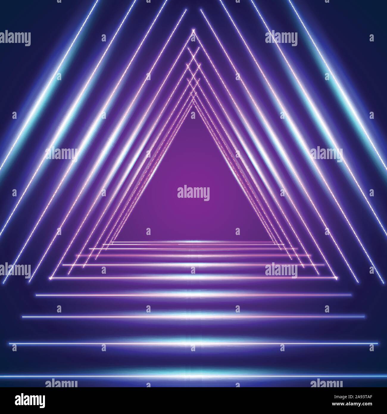 Bright neon triangle lines background Stock Vector Image & Art - Alamy