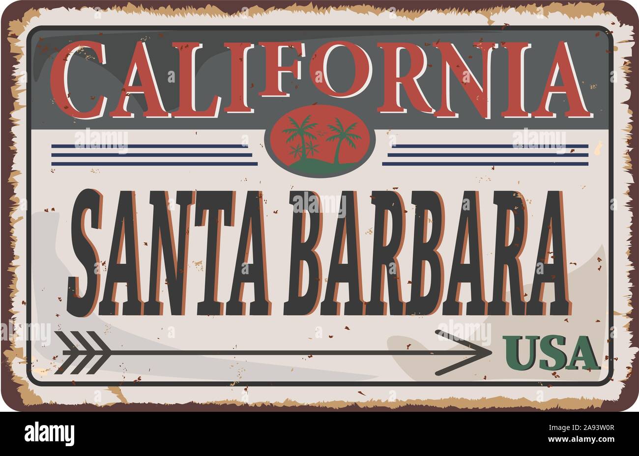 Santa barbara california architecture Stock Vector Images - Alamy