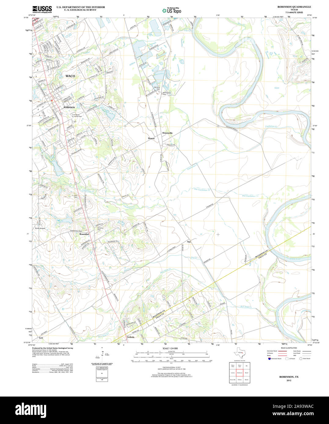 Map of robinson Cut Out Stock Images & Pictures - Alamy