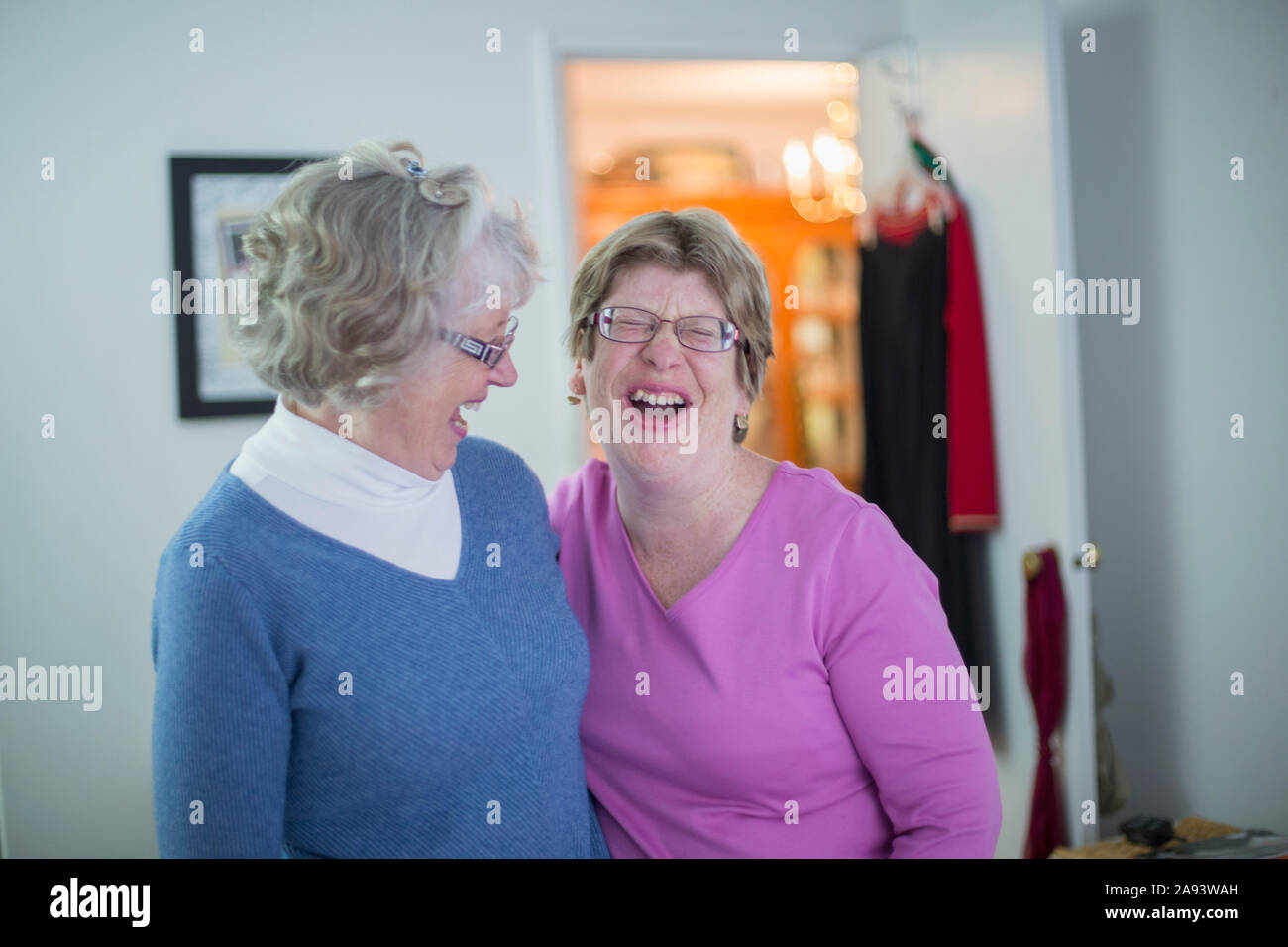 Autism smile adult woman hi-res stock photography and images - Alamy