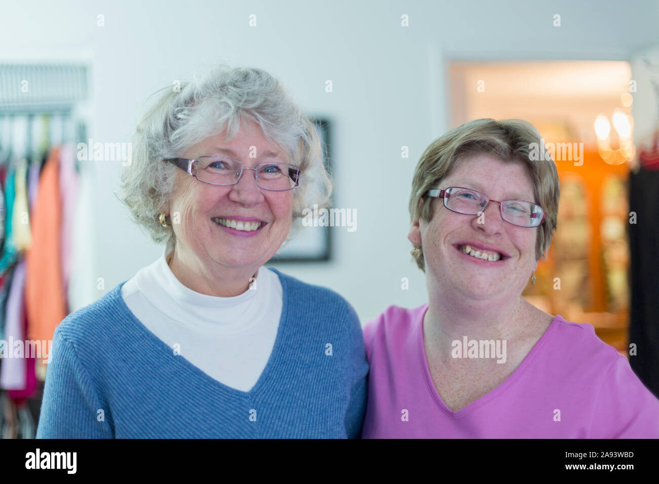 Autism smile adult woman hi-res stock photography and images - Alamy