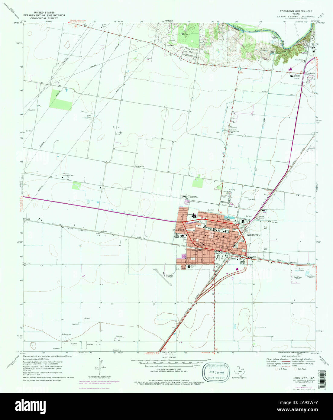 Robstown map hi-res stock photography and images - Alamy