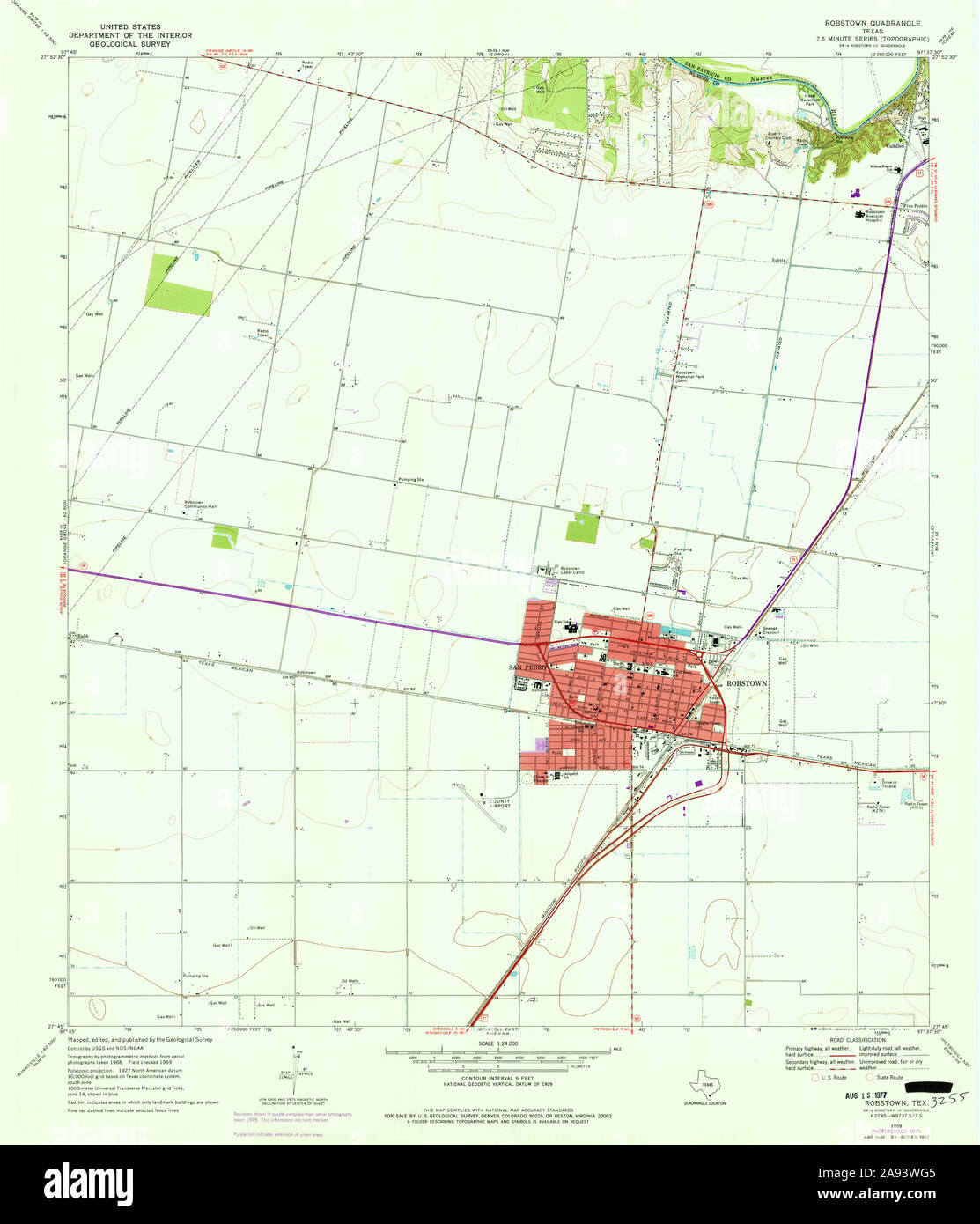 Map of robstown hi-res stock photography and images - Alamy