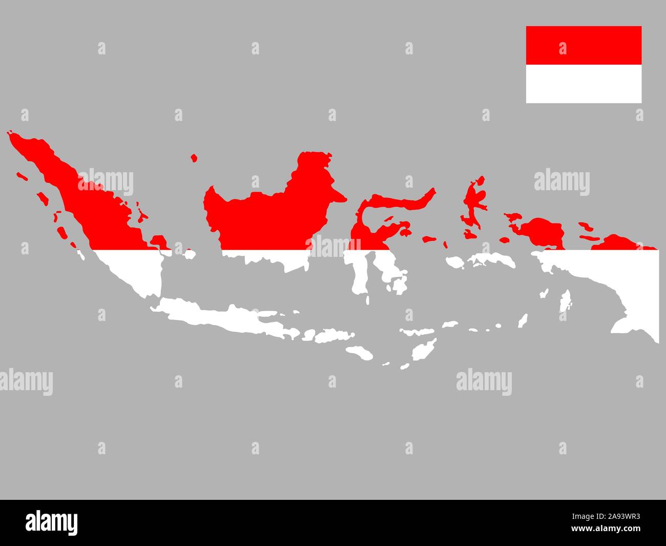 Map Flag Indonesia Vector illustration. Eps 10 Stock Vector Image & Art ...