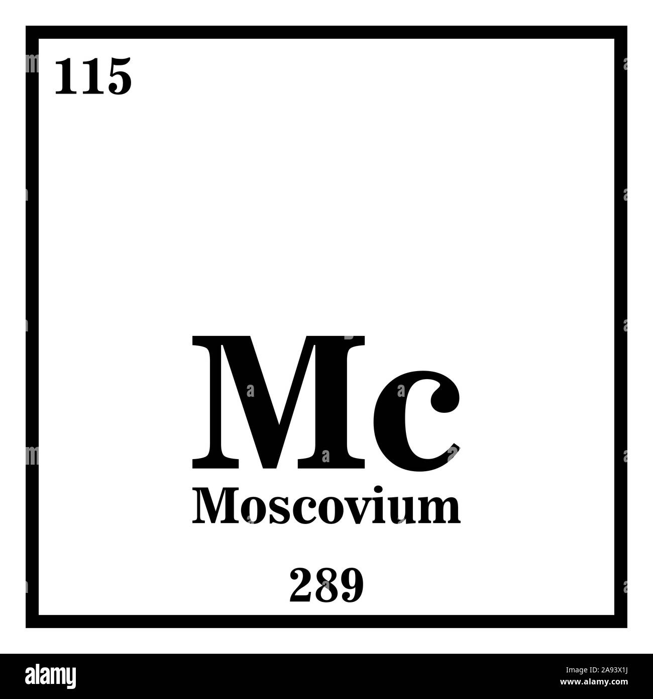 Moscovium hi-res stock photography and images - Alamy