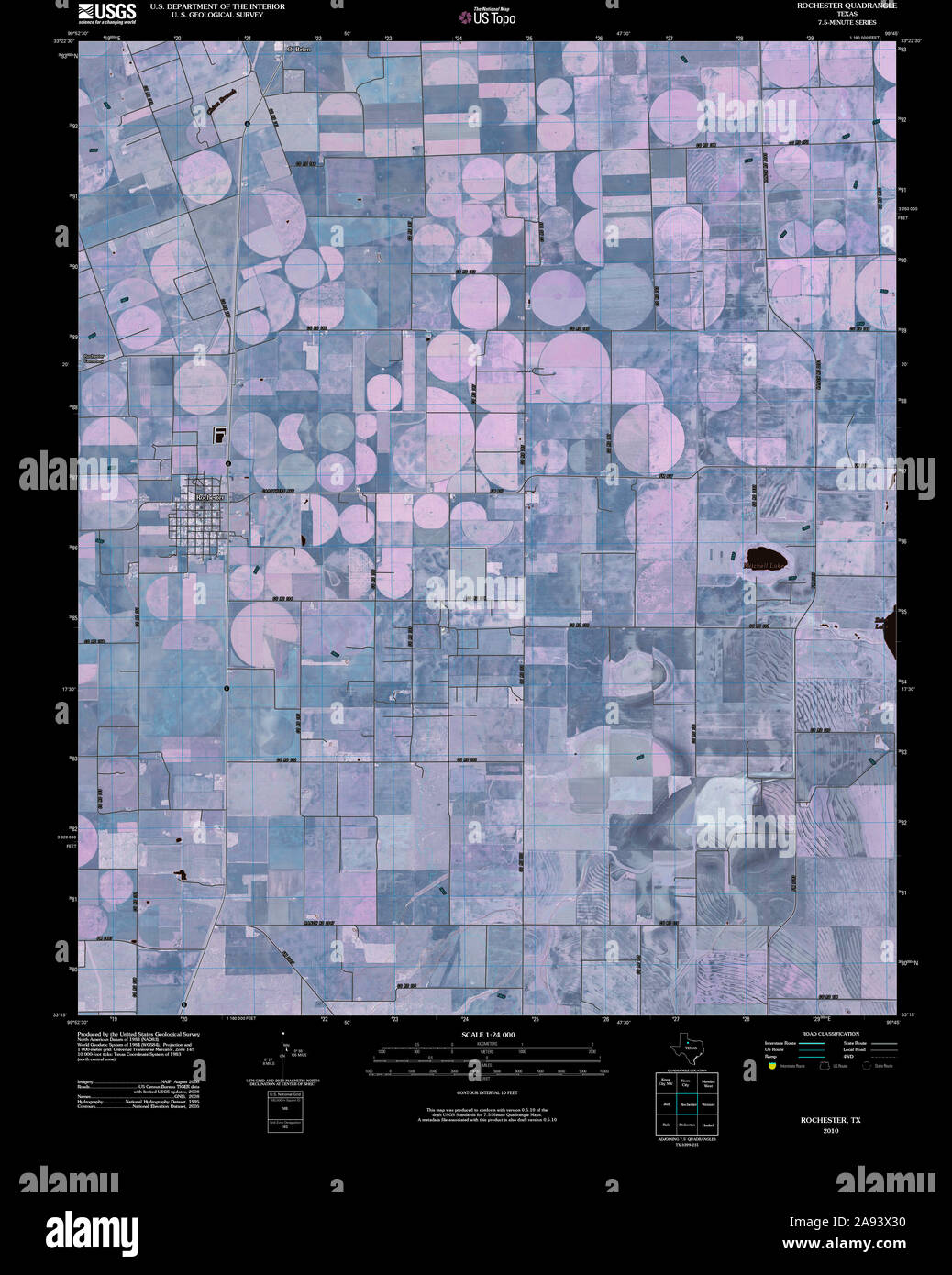 Map of rochester texas hi-res stock photography and images - Alamy