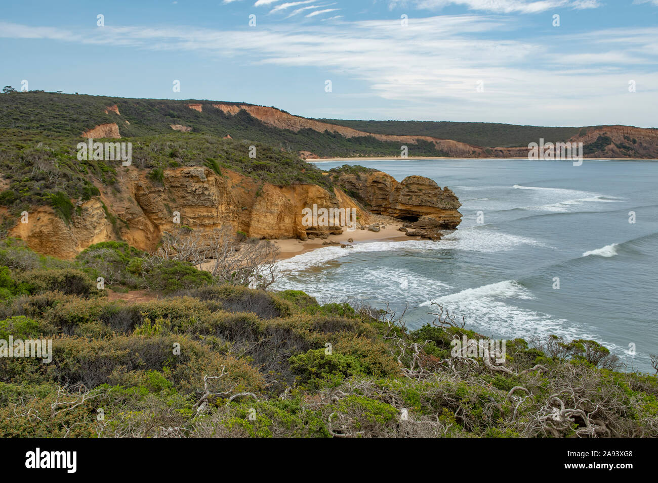Addiscott Beach from Point Addis, Victoria Stock Photo - Alamy