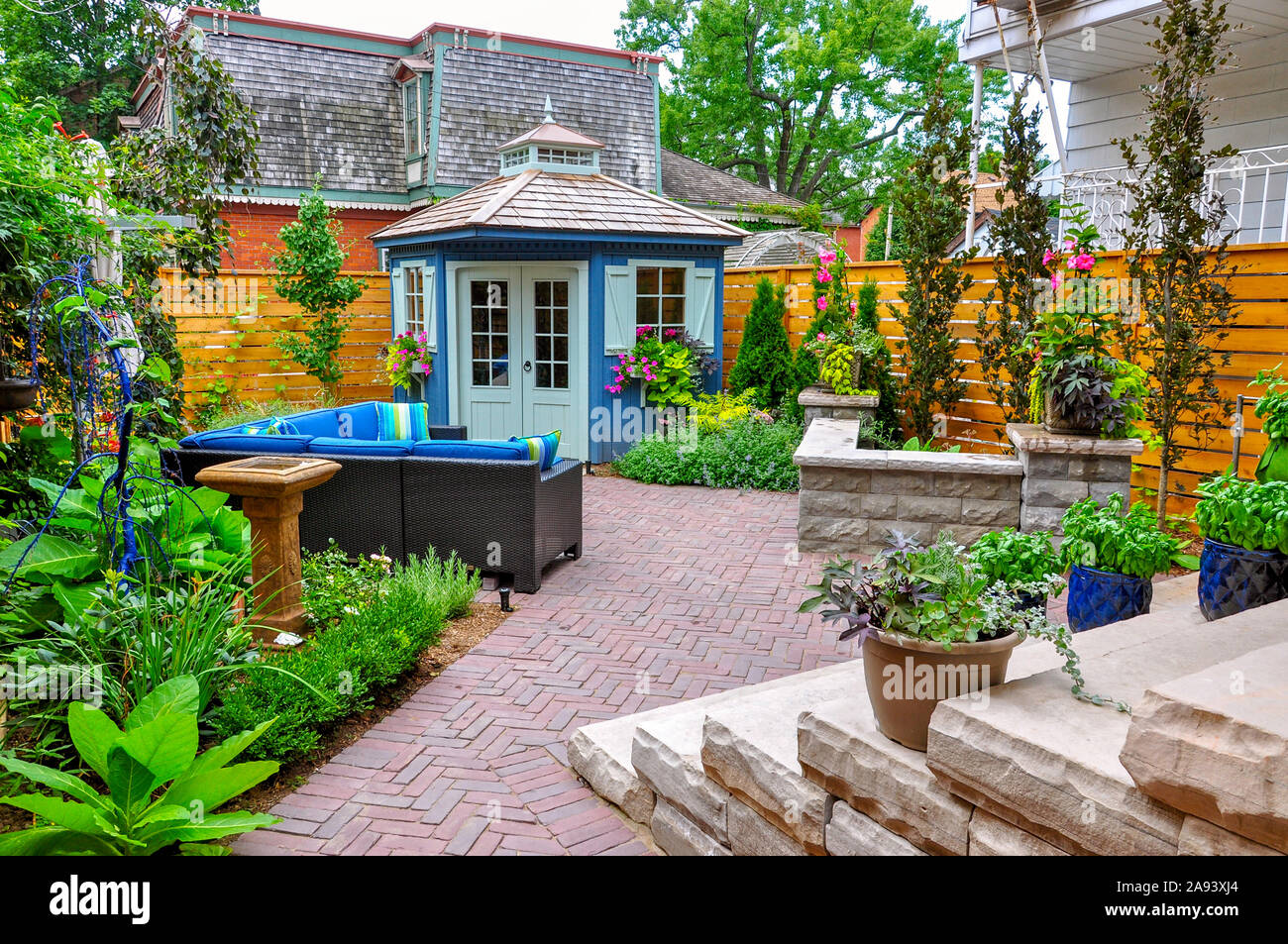 Contemporary with traditional elements, this beautiful small urban ...