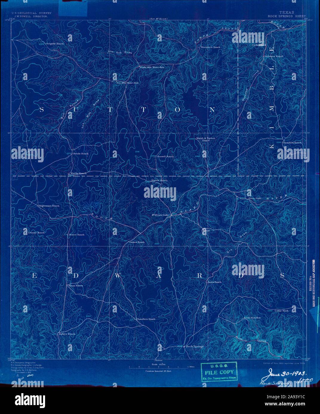 Map of rock springs hi-res stock photography and images - Alamy