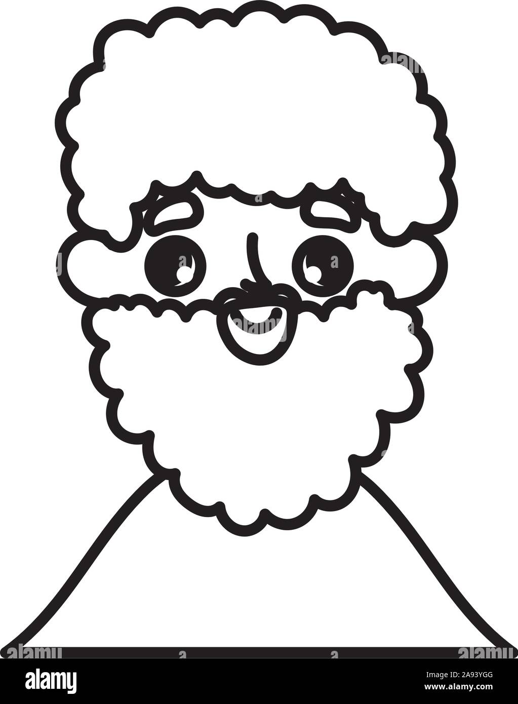 joseph character manger nativity, merry christmas vector illustration ...