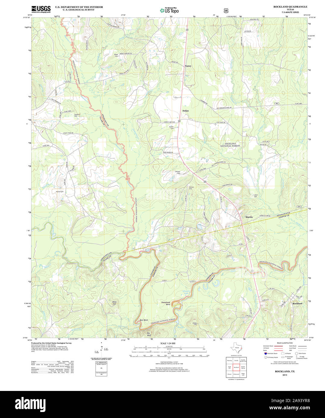 Map of rockland Cut Out Stock Images & Pictures - Alamy