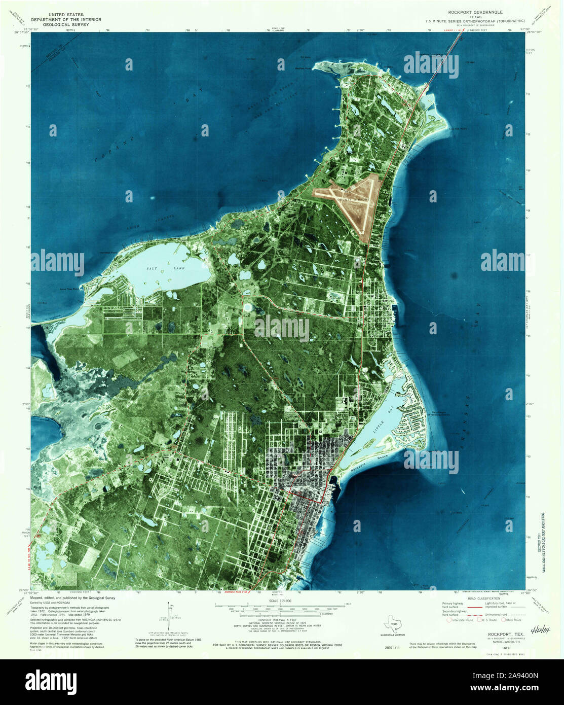 Rockport texas map hi-res stock photography and images - Alamy